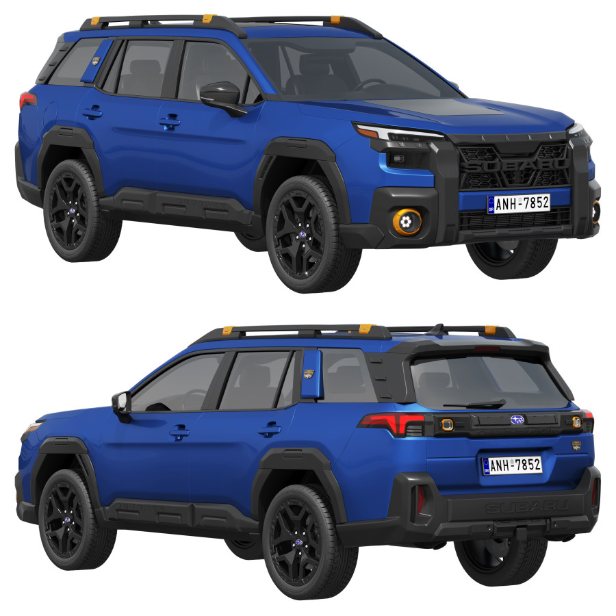 Subaru Outback Wilderness 2026 3D Model for Corona | CGMood