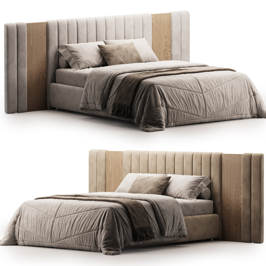 Ditreitalia Otello Bed - 3D Model for Corona