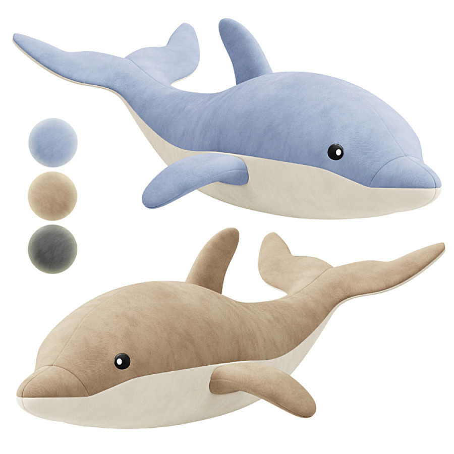 Dolphin Plush Toys 3D Model for Corona | CGMood