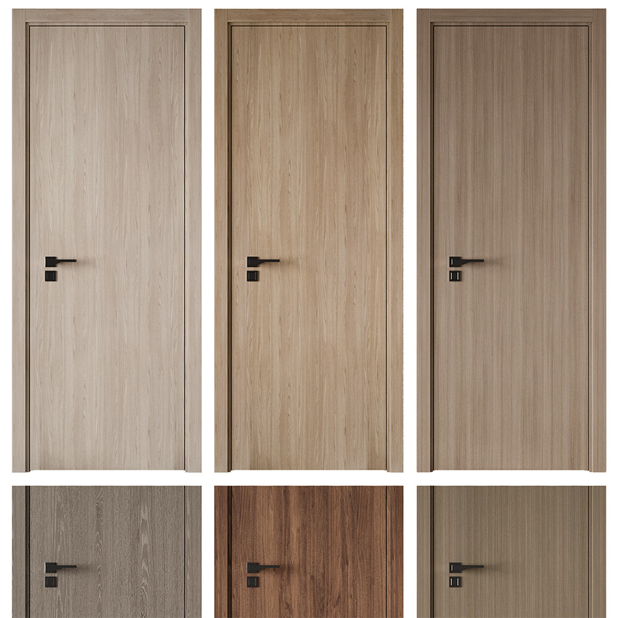 Door Set 09 - 3D Model for Corona