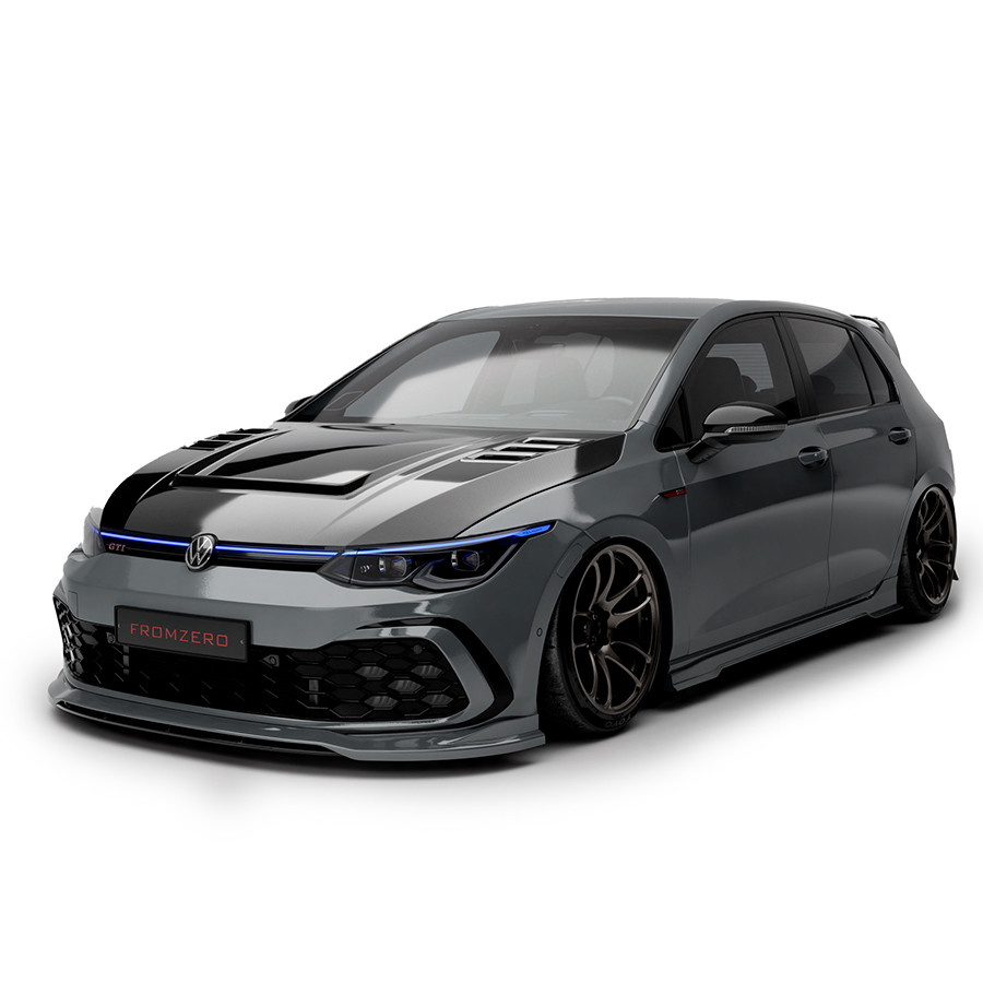 Volkswagen Gti 8 (custom) 3D Model for VRay | CGMood