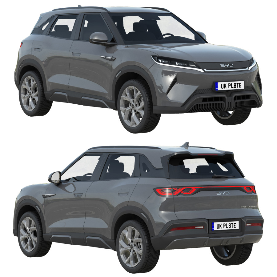 BYD YUAN PRO 2025 3D Model for VRay | CGMood
