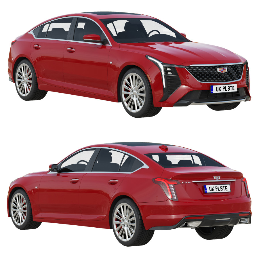 Cadillac CT5 2025 - 3D Model for VRay