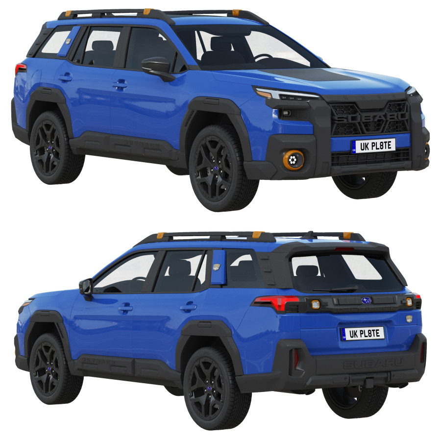 Subaru Outback Wilderness 2026 3D Model for VRay | CGMood