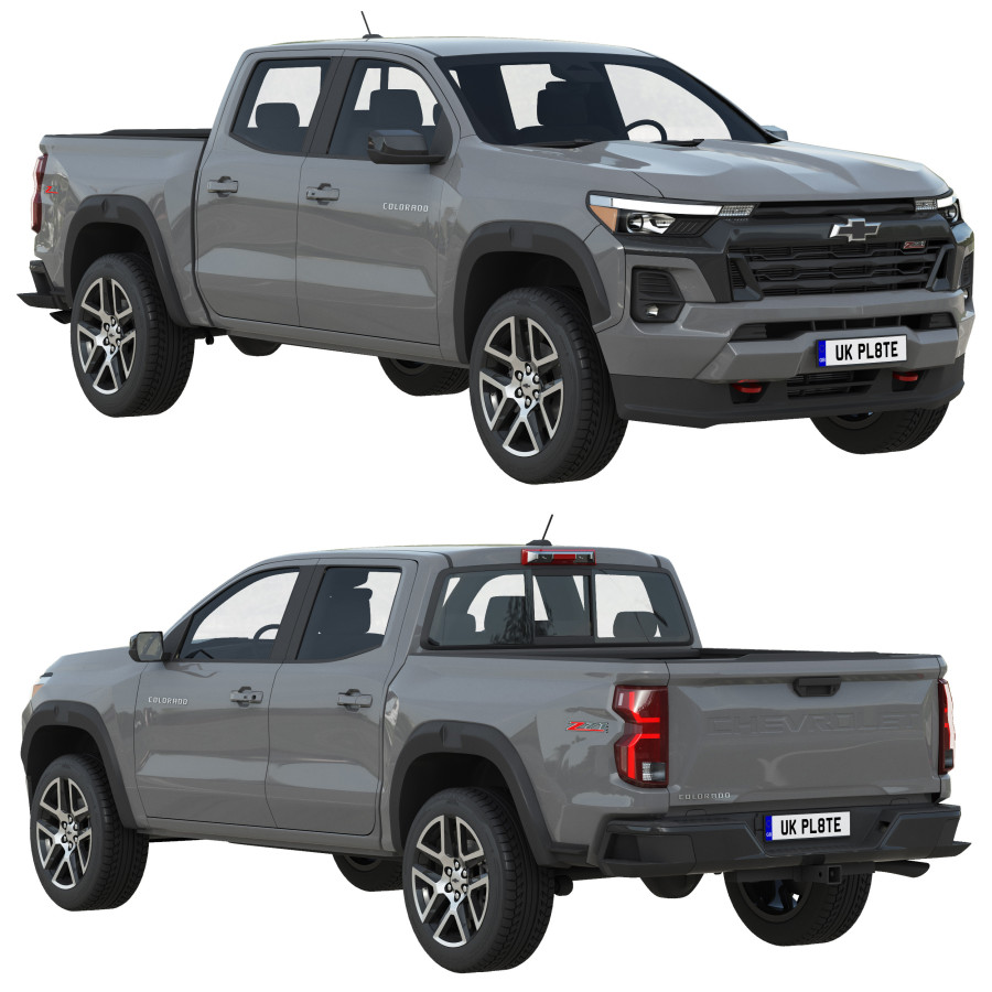 Chevrolet Colorado Z71 2025 - 3D Model for VRay