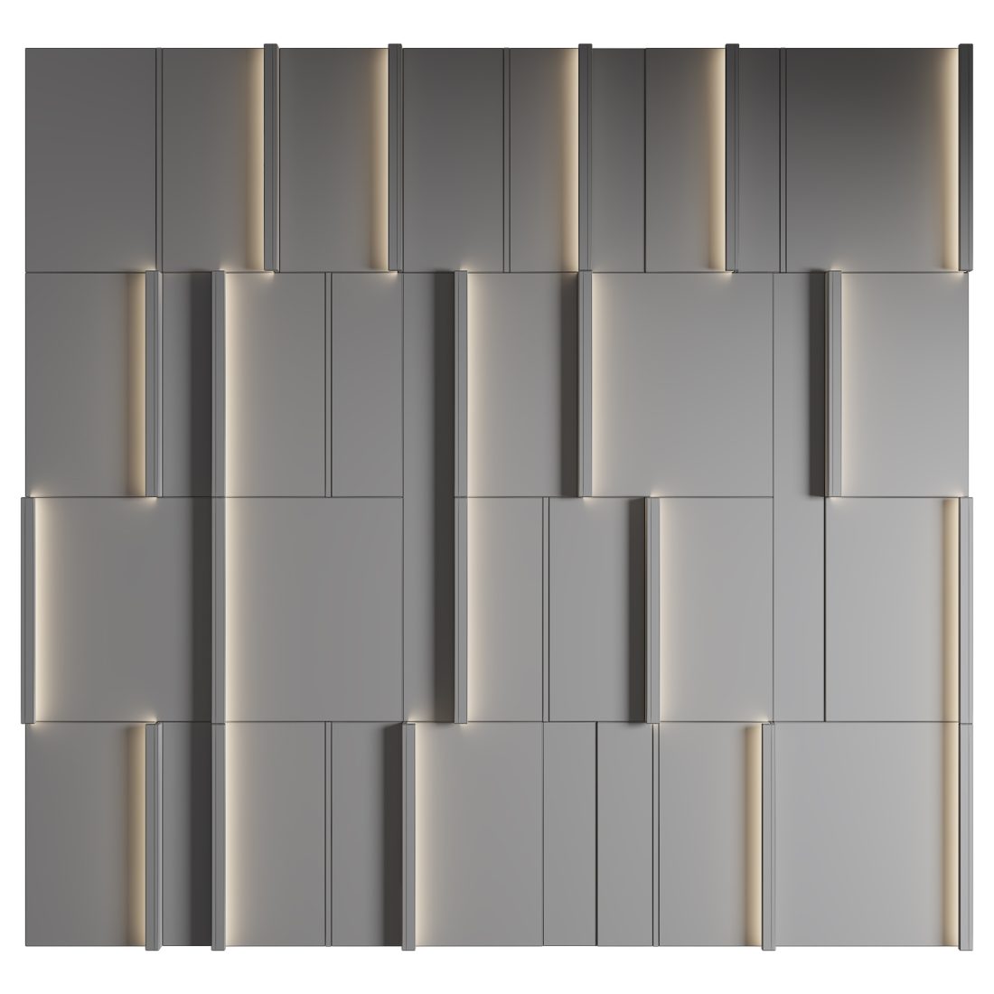 Wall Panel Decor 401 3D Model for VRay, Corona | CGMood