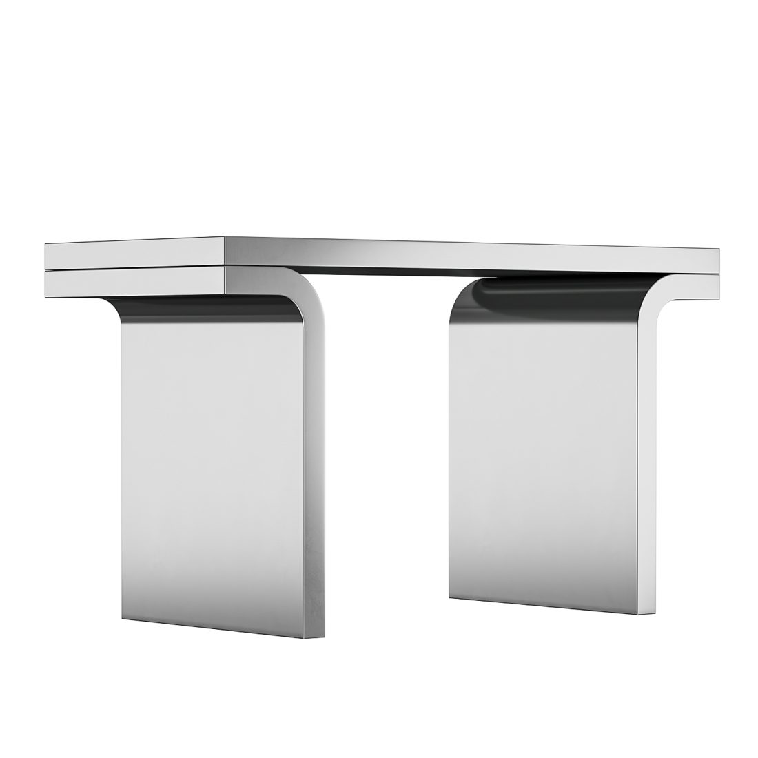 Silver Table 3D Model for VRay, Corona | CGMood