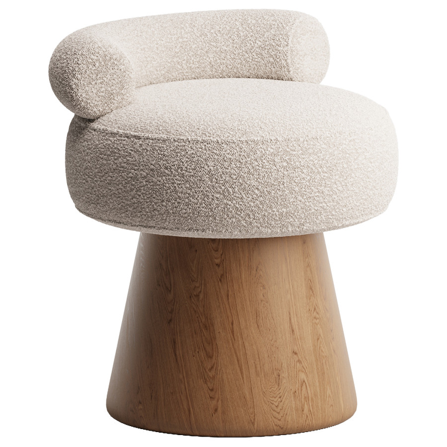 Moosh Dining Chair - 3D Model for Corona