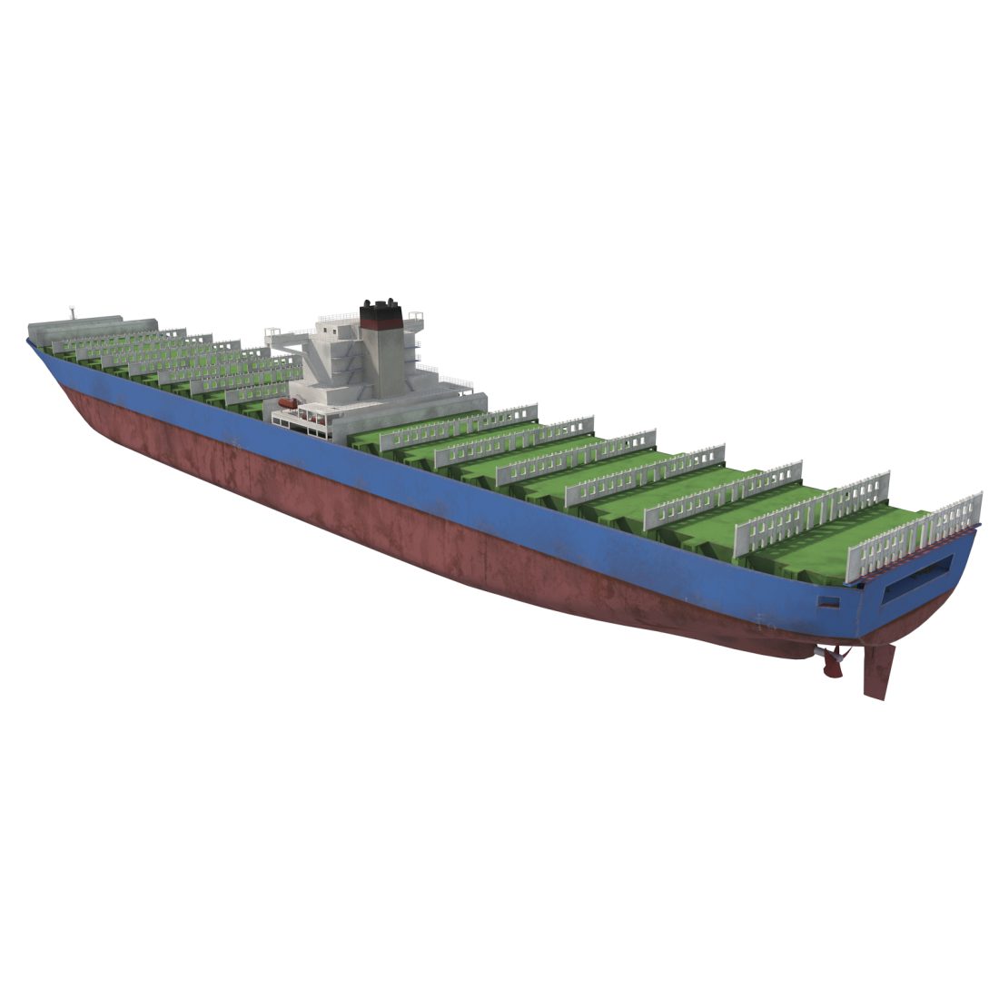 Cargo Ship Low-poly Ap - 3D Model for VRay, Corona