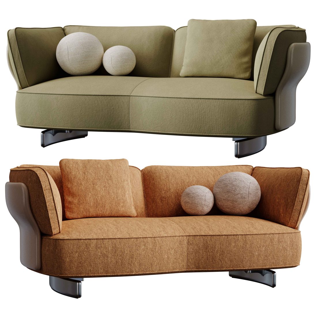 Saki Sofa - 3D Model for Corona