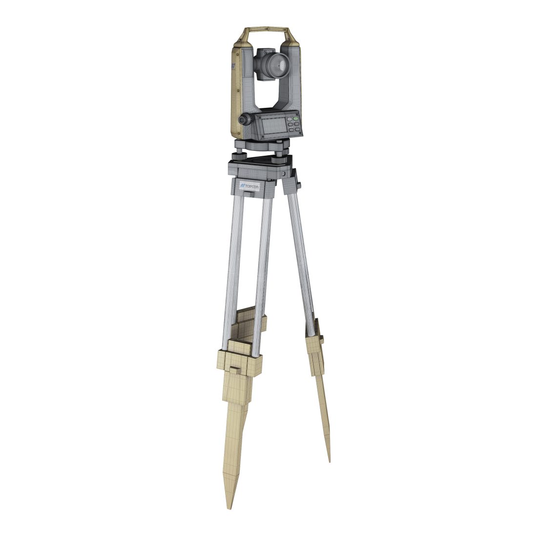 Theodolite - 3D Model for VRay, Corona