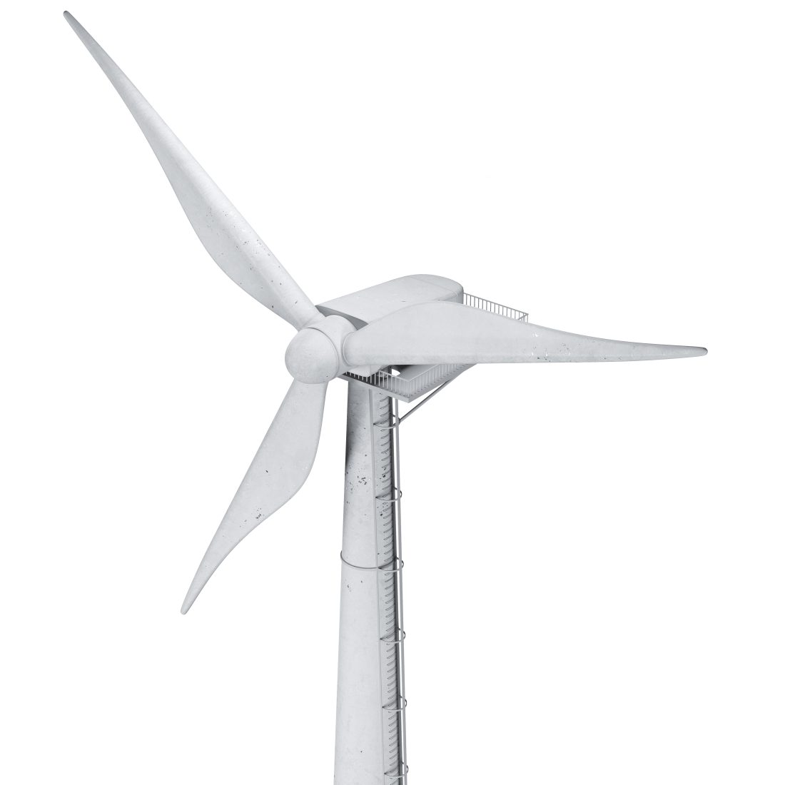 Wind Turbine_animated - 3D Model for VRay, Corona