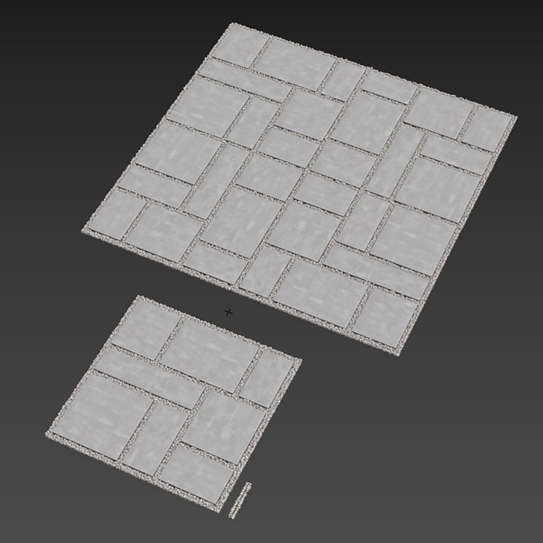 Paving Decor N22 - 3D Model for FStorm, VRay, Corona