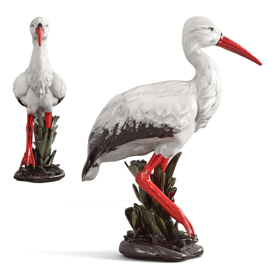 Stork Figurine - 3D Model for Corona