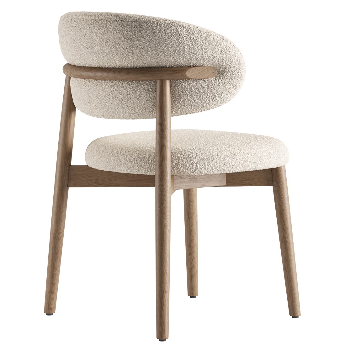 Ferrara Wood Chair - 3D Model for Corona