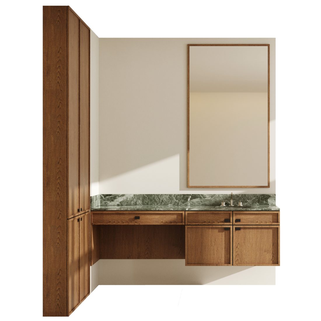 Bathroom Furniture By Fauset Bathroom 150 3D Model for VRay, Corona ...