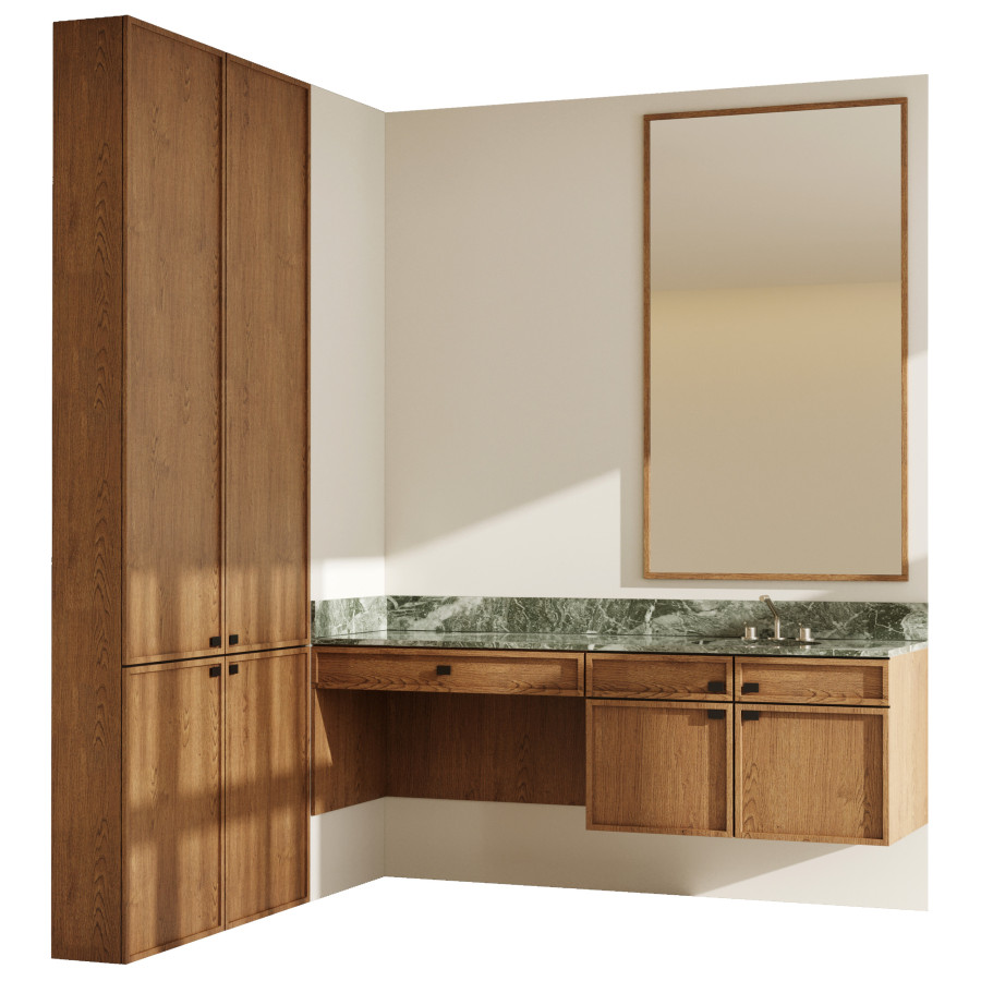 Bathroom Furniture By Fauset Bathroom 150 3D Model for VRay, Corona ...