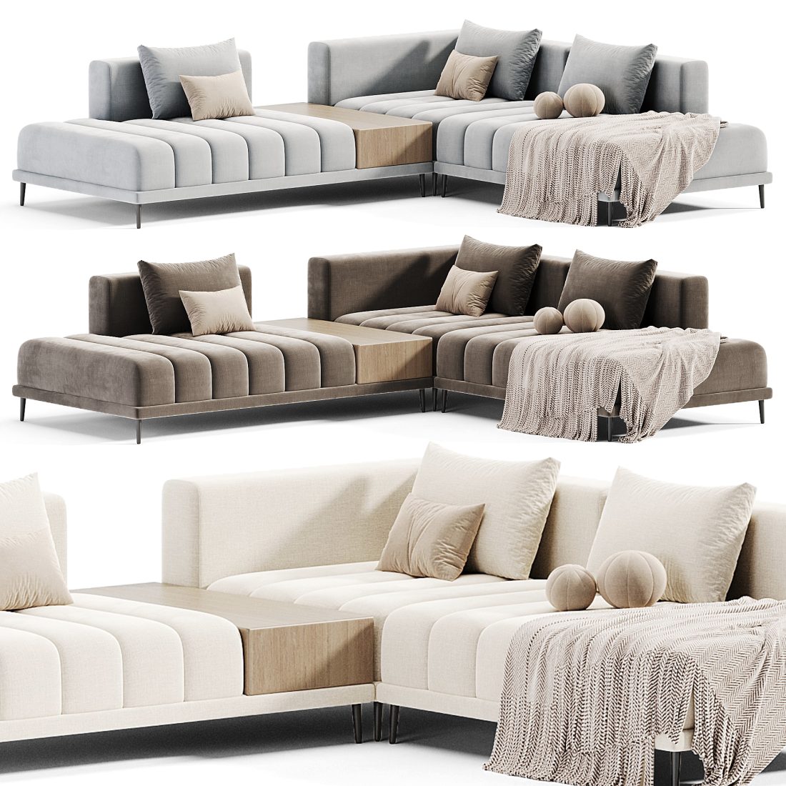Laina Sofa - 3D Model for Corona