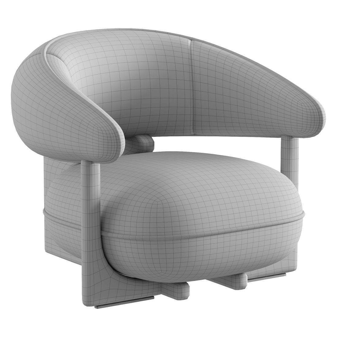 Ruby Lounge Chair Cattelan Italia 3D Model for Corona | CGMood