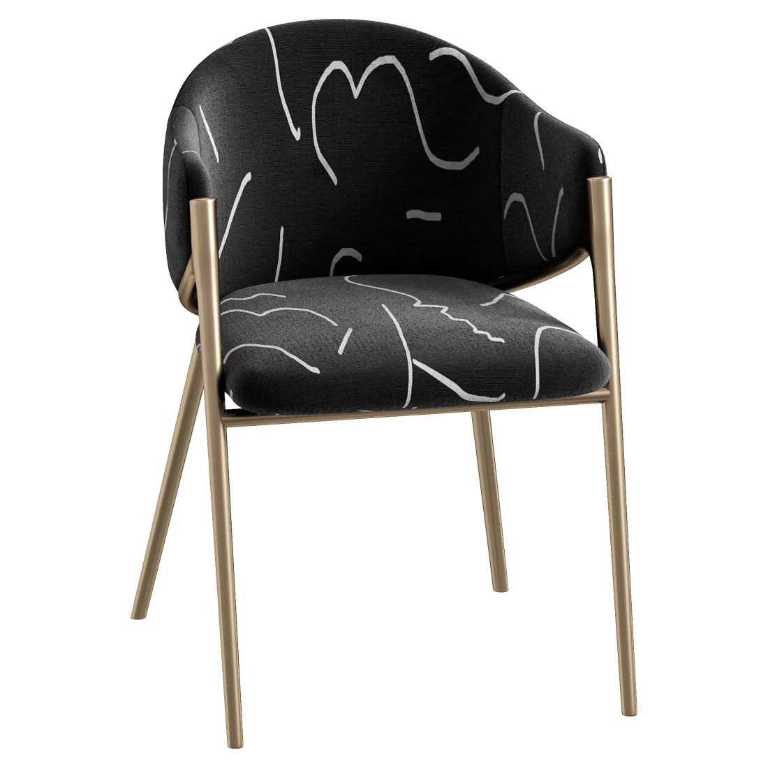 Coach Chair - 3D Model for Corona
