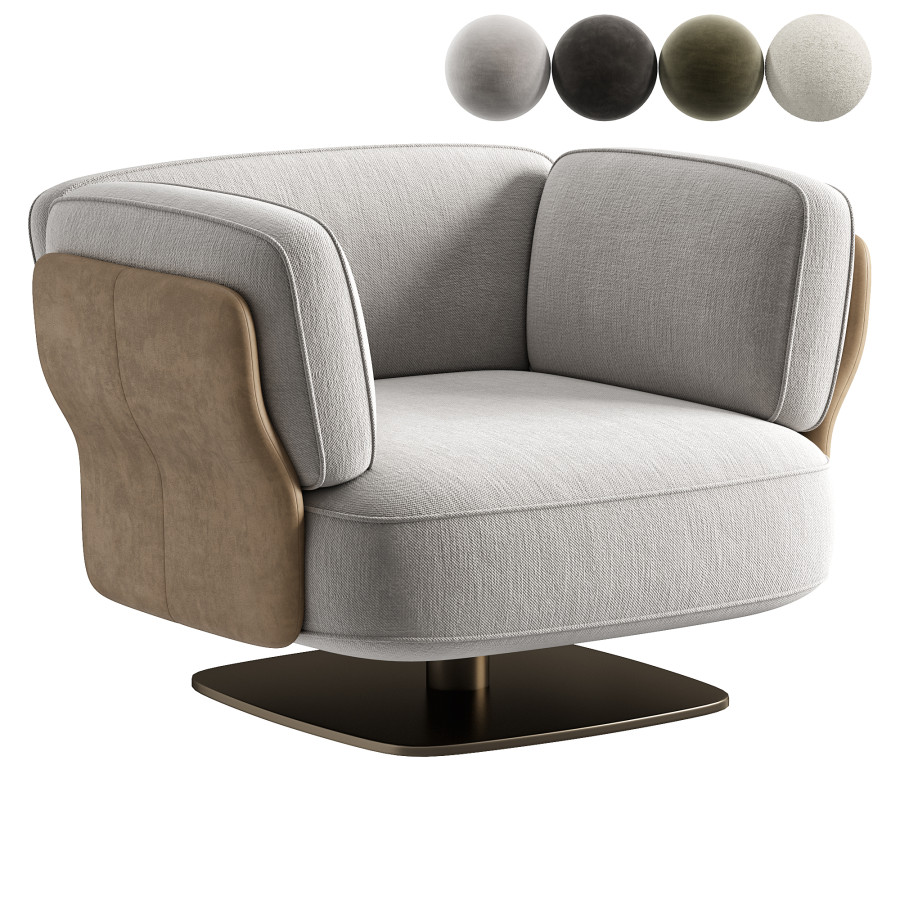 Saki Armchair By Minotti 3D Model for Corona | CGMood