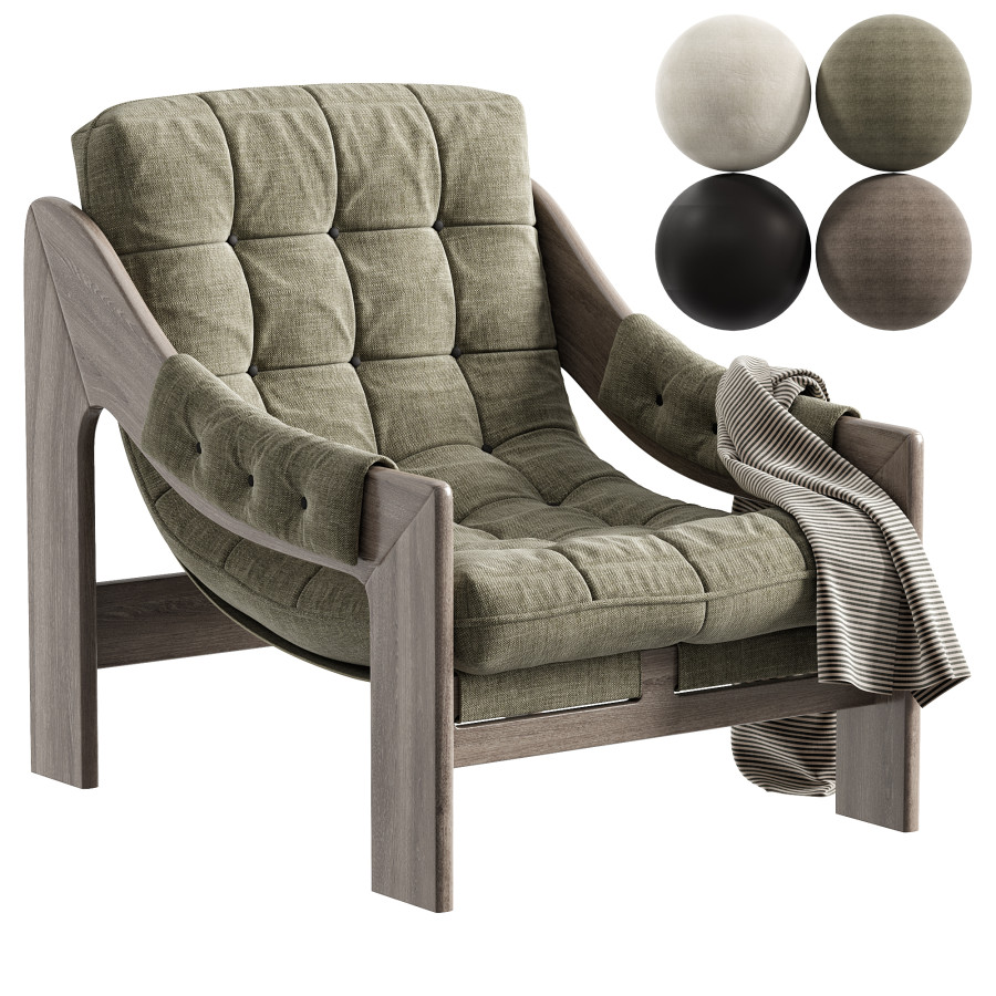 Halston Chair 3D Model for Corona | CGMood