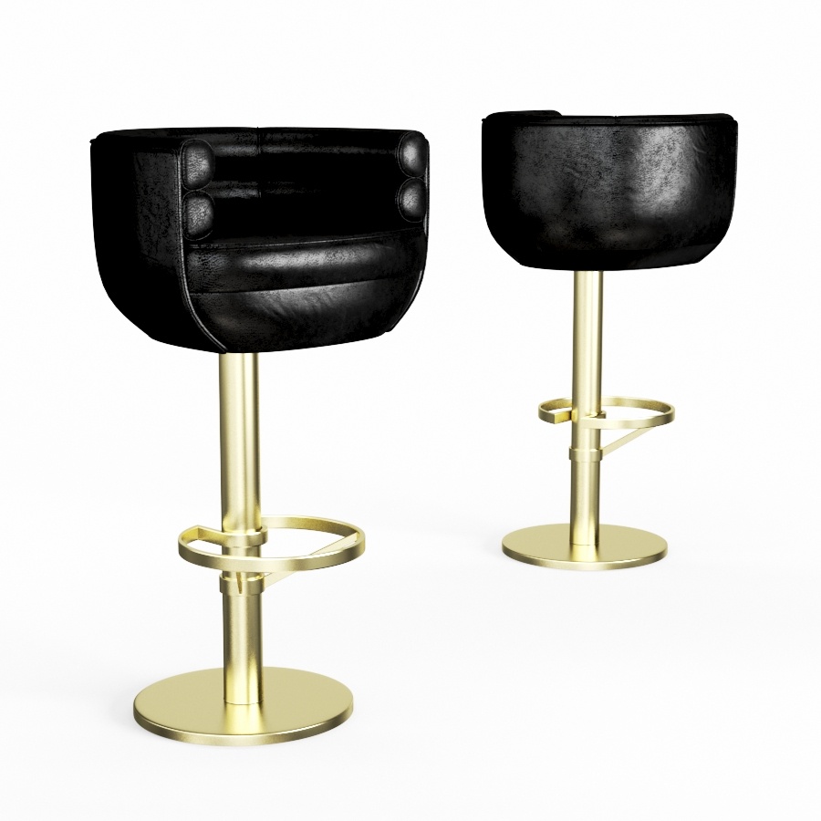 Essential Home Loren Bar Chair - 3D Model for VRay