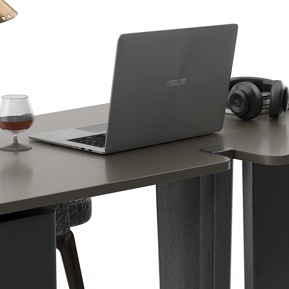 Jacob Desk Set - 3D Model for VRay