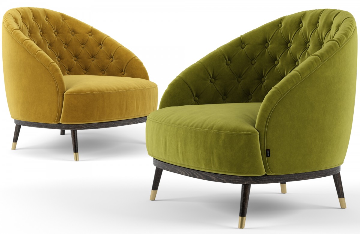 Hector Armchair By Laskasas - 3D Model for VRay