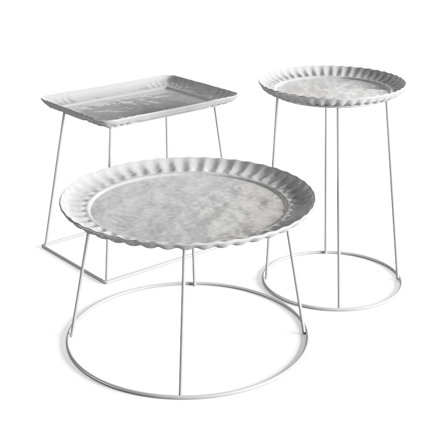 Il Piatto E Servito Coffee Table - 3D Model for Corona