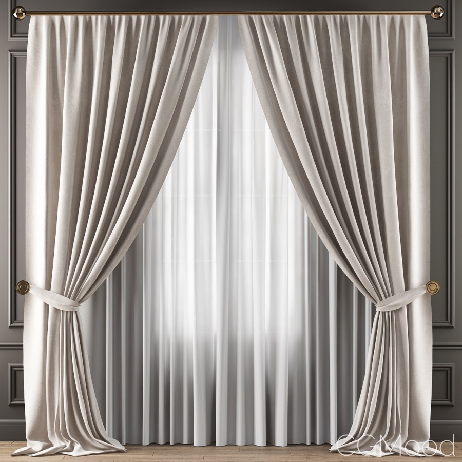 Curtains Premium Pro №5 - 3D Model for VRay