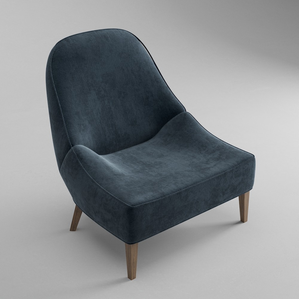 Arm Chair - 3D Model for Corona