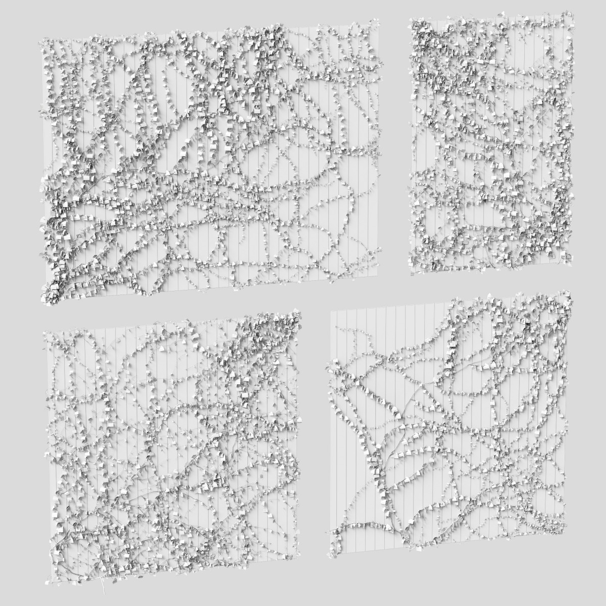 Ivy For The Ceiling. 4 Models - 3D Model for VRay, Corona