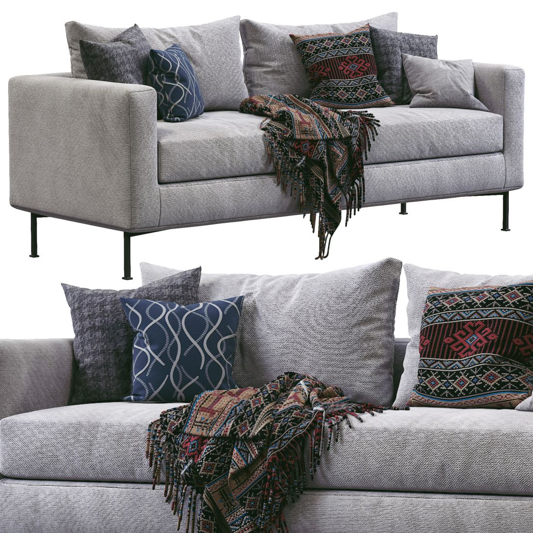 Livingdivani Sofa Box - 3D Model for Corona