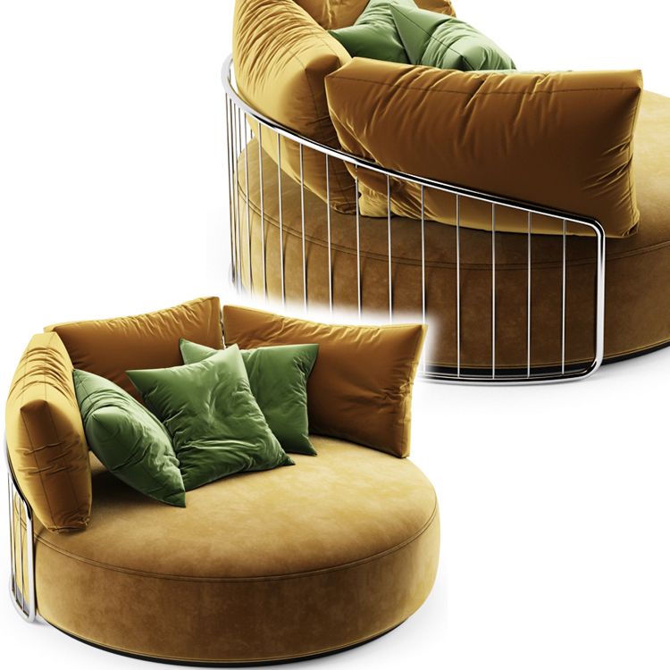 Charleston Round Sofa - 3D Model for VRay