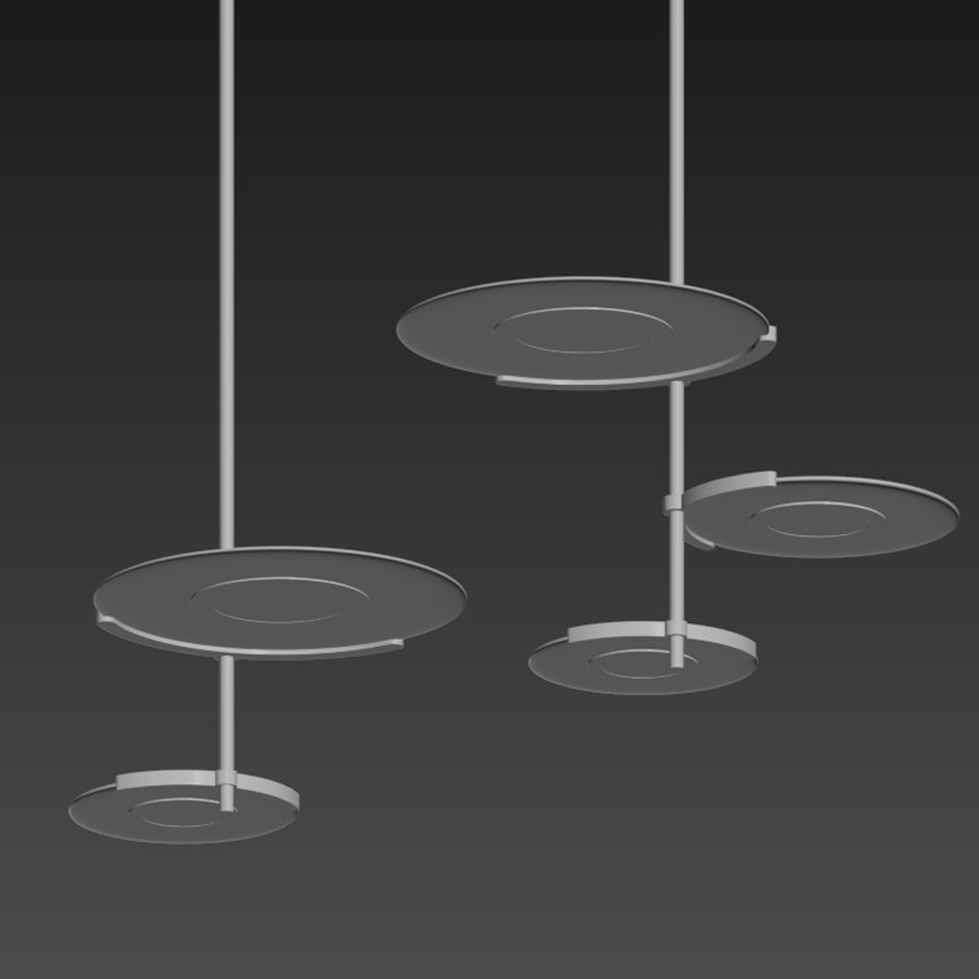 Oled Ceiling Light 3D Model for VRay, Corona | CGMood