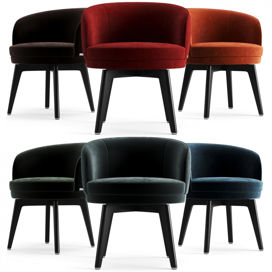Fendi Casa Doyle Chair 3D Model for VRay, Corona | CGMood