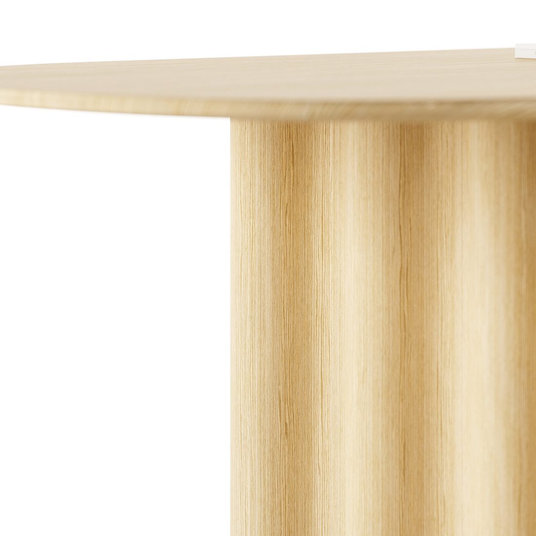 Curtain Table - Wood - 3D Model for VRay, Corona