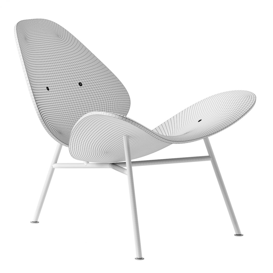 Pedersen Chair By Bernhardt Design - 3D Model for Corona