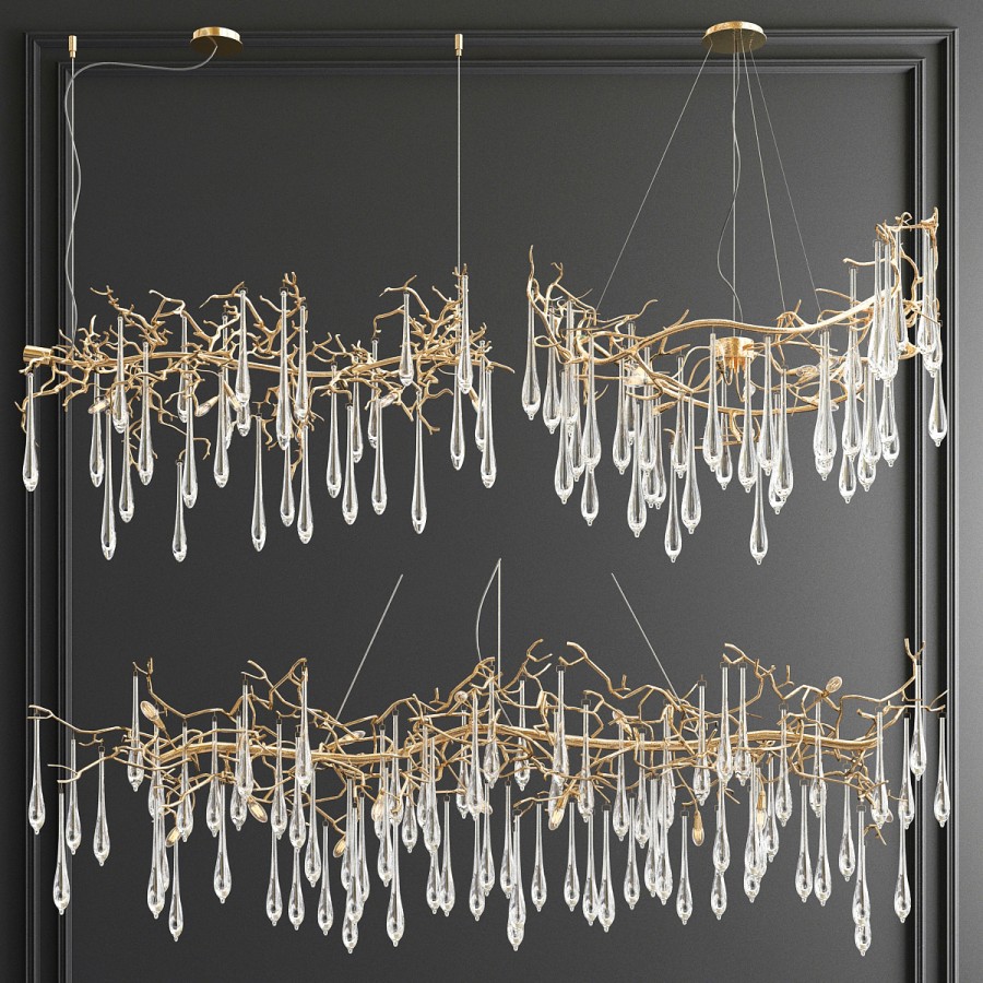 Serip Branching Collection - 3 Type 3D Model for VRay | CGMood