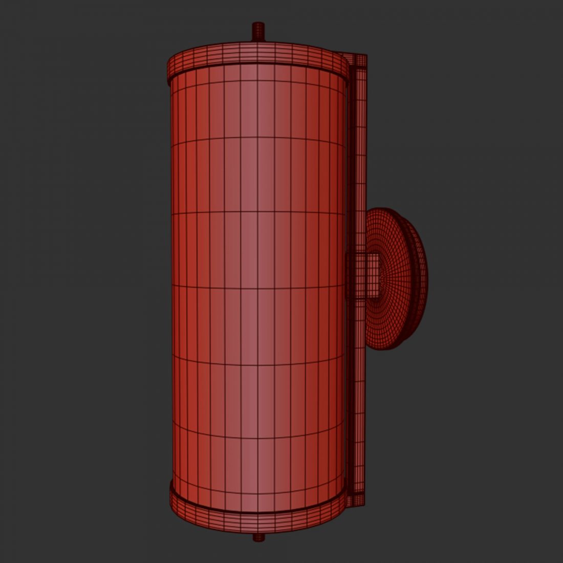 Devaux Grand Round Sconce - 3D Model for Corona
