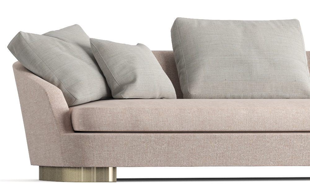 Minotti Jacques Sofa - 3D Model for VRay, Corona