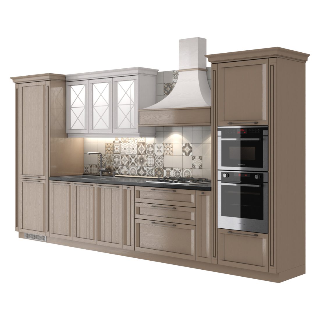 Kitchen Portofino - 3D Model for VRay