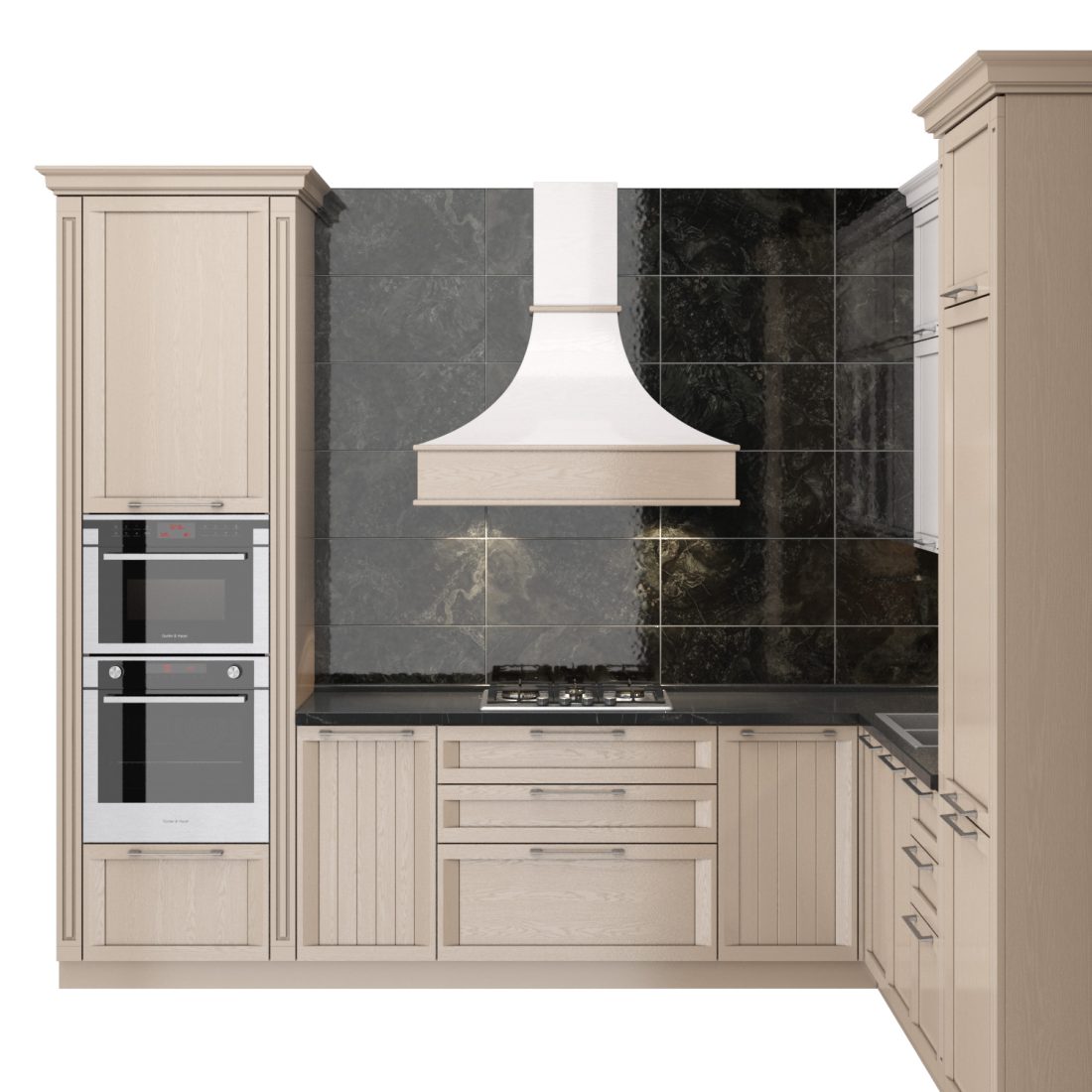 Kitchen Portofino - 3D Model for VRay