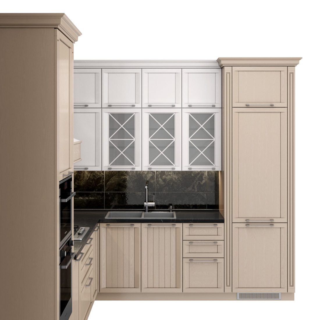 Kitchen Portofino - 3D Model for VRay
