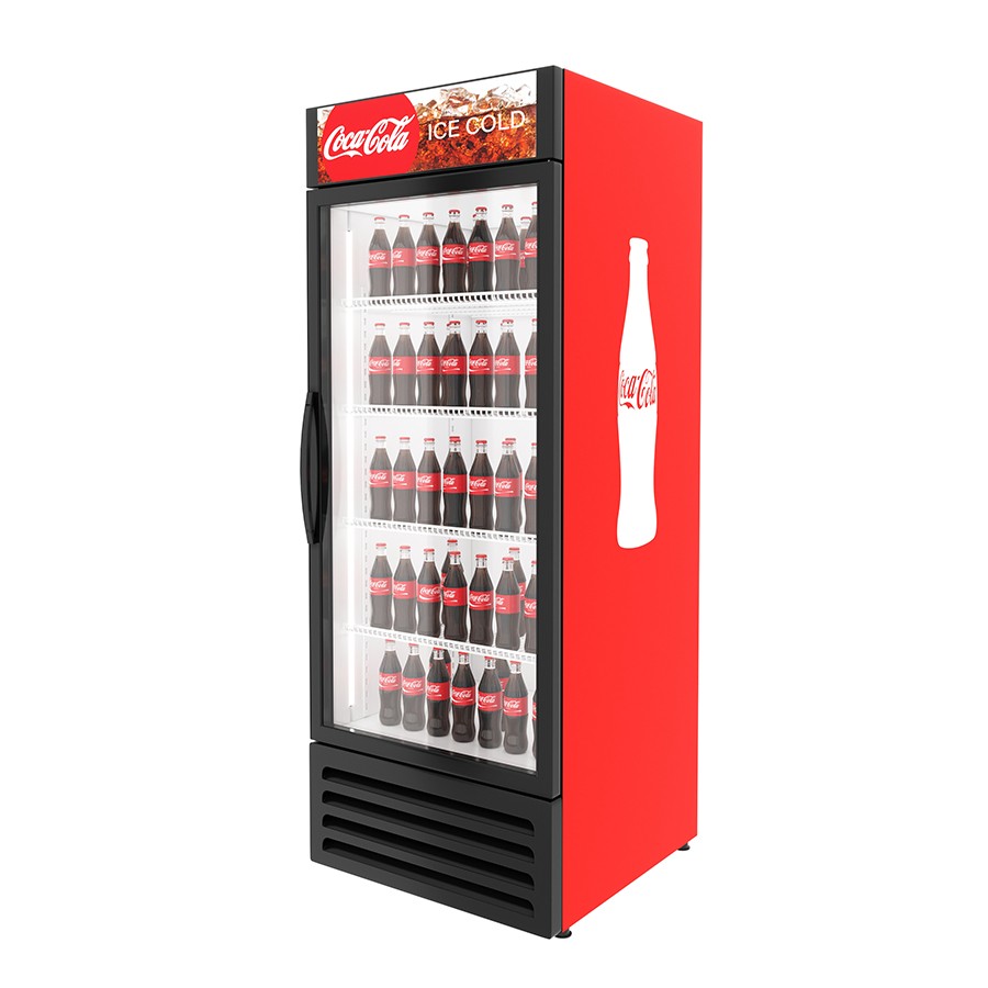 Upright Cooler Coca-cola 3D Model for VRay, Corona | CGMood