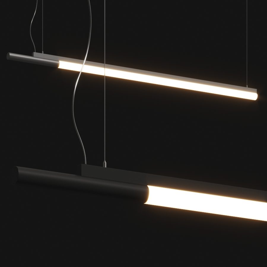 Targetti Omega Pendant Lamp - 3D Model for VRay, Corona