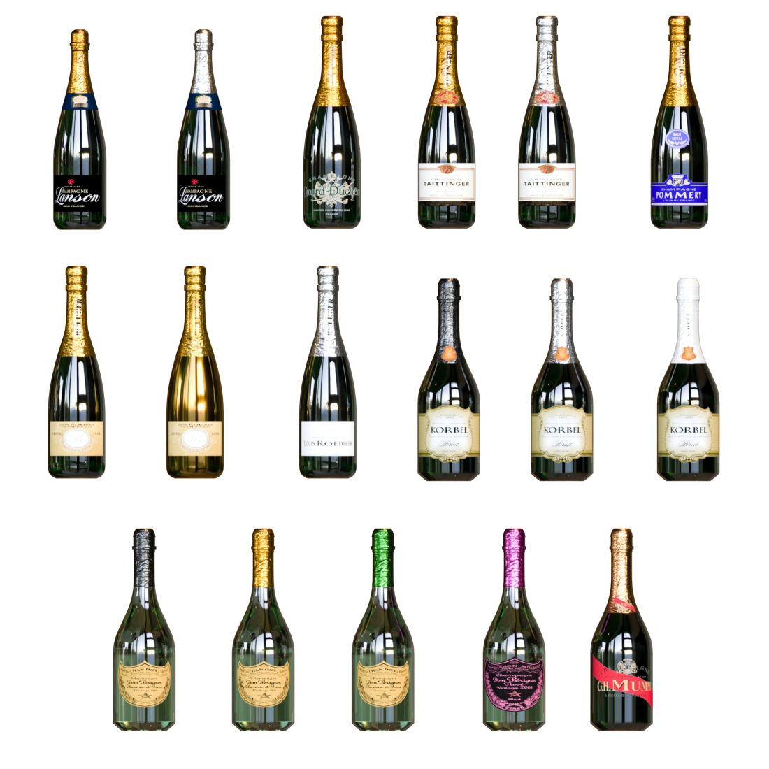 Champagne Collection 3D Model for VRay, Corona | CGMood