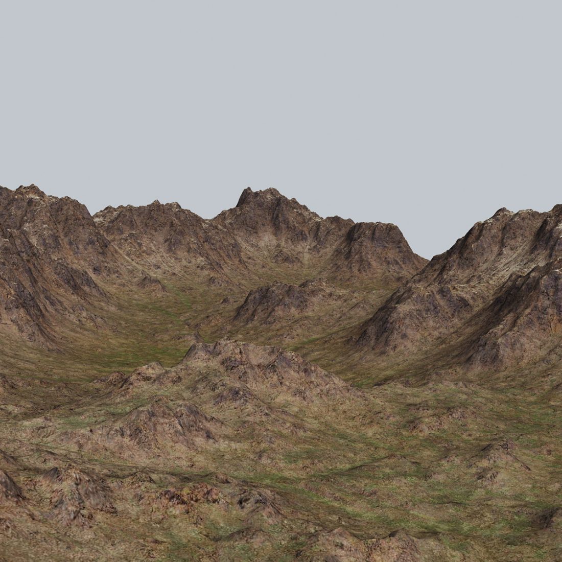 Mountains North Erosion N2 3D Model for VRay, Corona | CGMood