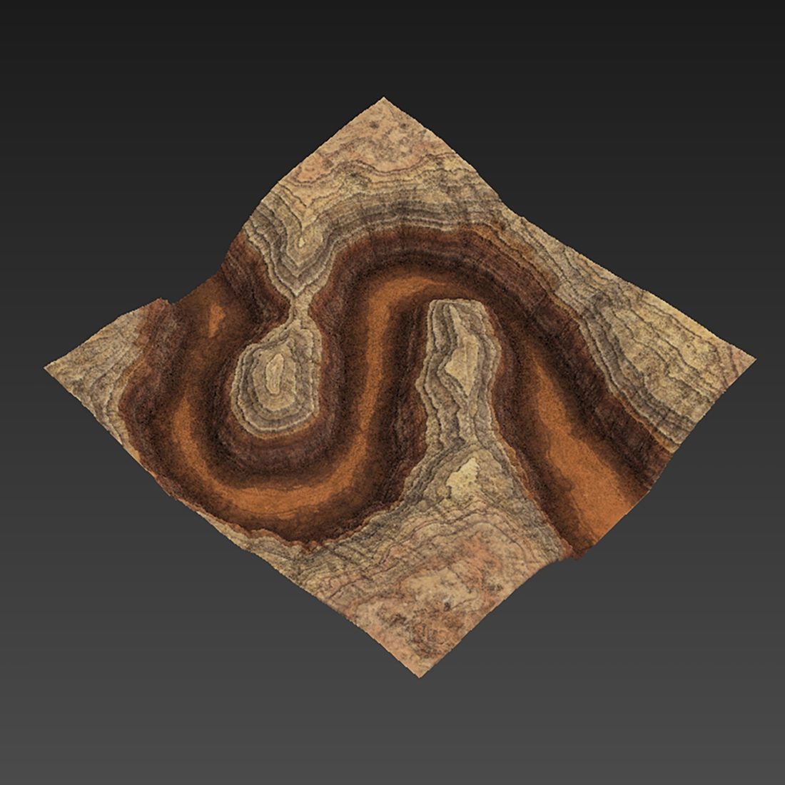 Canyon River N3 3D Model for VRay, Corona | CGMood